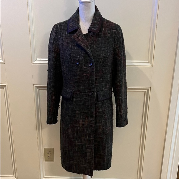 Apostrophe | Jackets & Coats | Apostrophe Elegant Dark Plaid Pea Coat ...